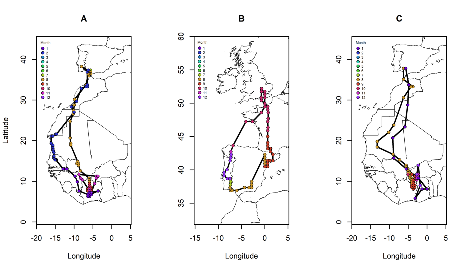 The migration of Barn Swallows breeding in Spain - British Ornithologists' Union